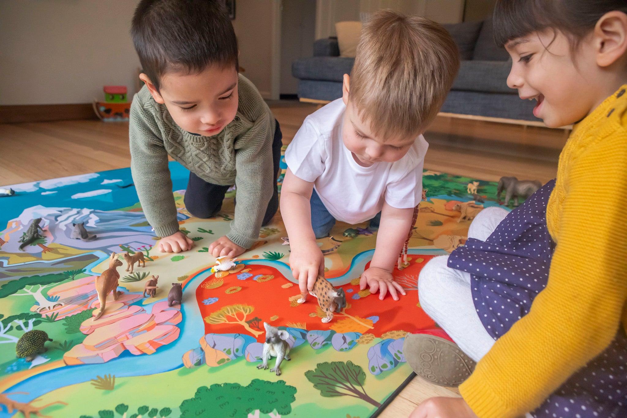 "The Explorer" | Wildlife Play Mat – Habitat Mat